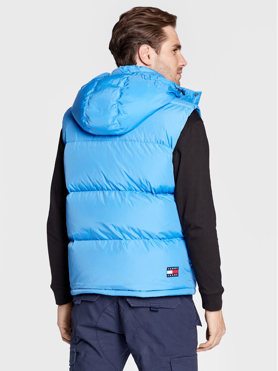 Tommy Jeans Prsluk Alaska Vest DM0DM14447 Plava Regular Fit | Modivo.hr