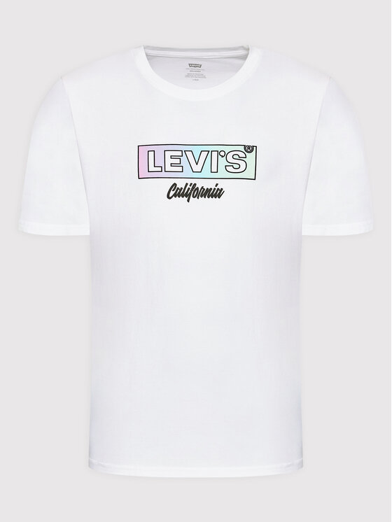 Levi's® T-Shirt Boxtab 16143-0603 Λευκό Relaxed Fit | Modivo.gr