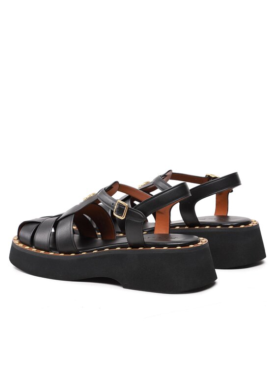 Coach Sandale Vivienne Leather CK033 Negru | Modivo.ro