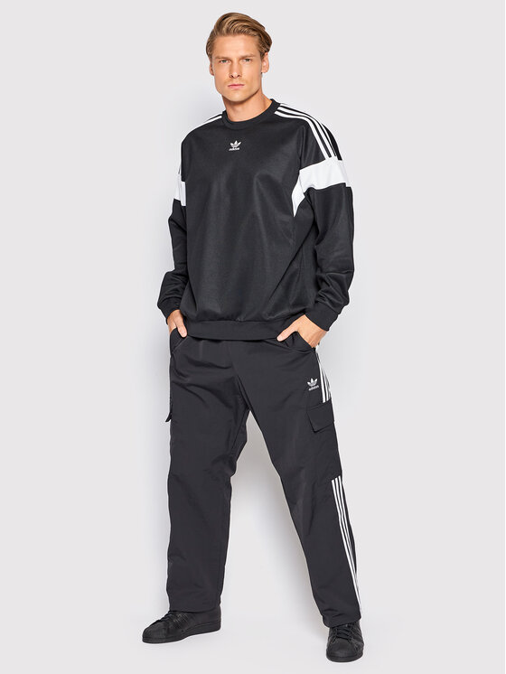 adidas Світшот adicolor Classic Cut Line Crew HN6117 Чорний Relaxed Fit ...