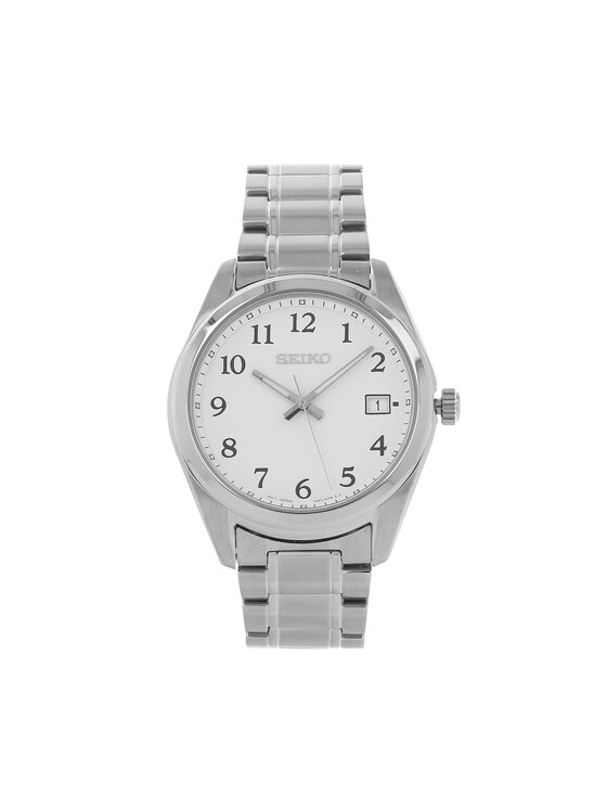 Seiko Ročna ura Classic Quartz SUR459P1 Srebrna | Modivo.si