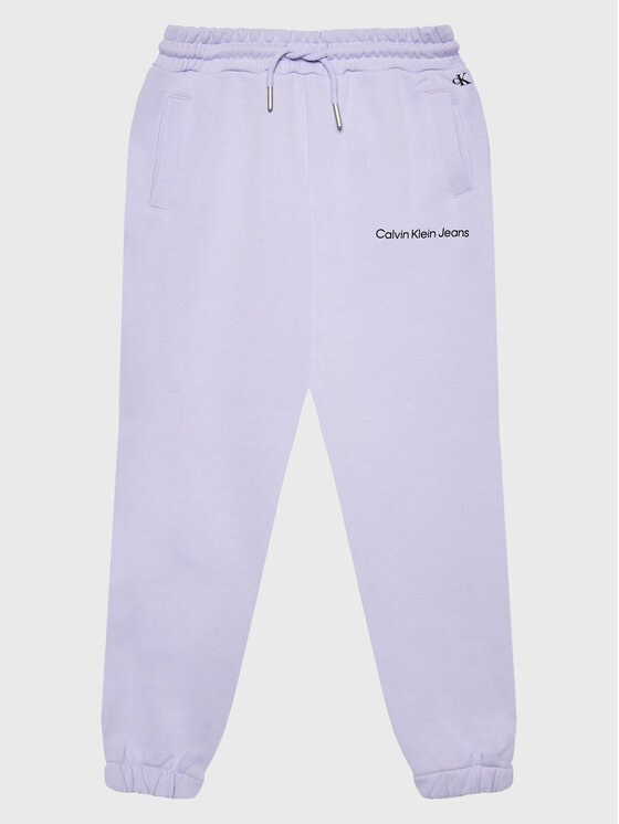 Calvin Klein Jeans Jogginghose Logo Ig0ig01509 Violett Relaxed Fit