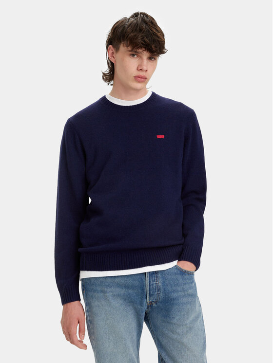 Levi's® Pulover Original Housemark A4320-0001 Bleumarin Standard Fit ...