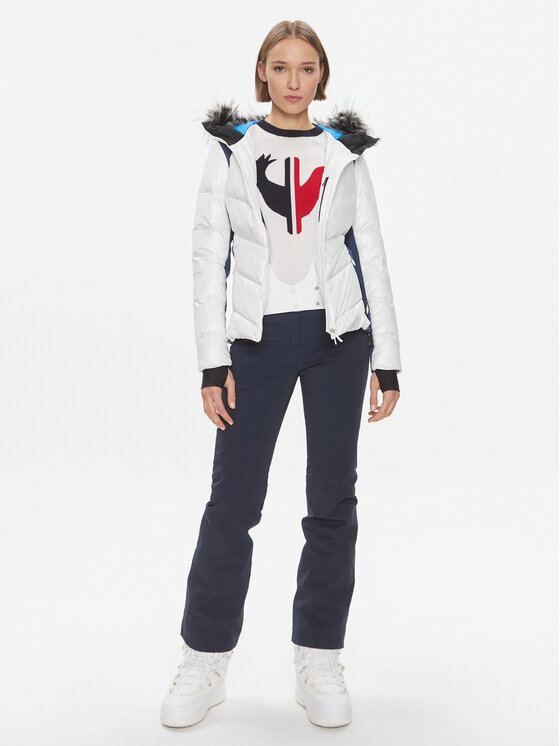 Rossignol Lyžařská bunda Altipole RLKWJ28 Bílá Regular Fit | Modivo.cz