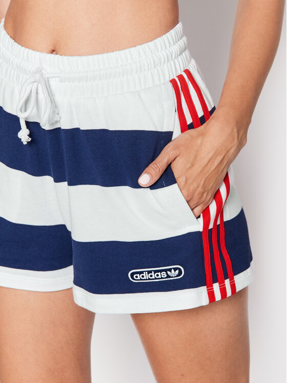 adidas Szorty sportowe HL6559 Biały Regular Fit | Modivo.pl
