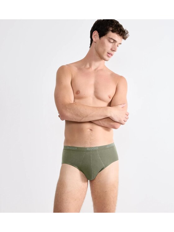 Triumph Bokserki sloggi men Basic Midi Zielony | Modivo.pl