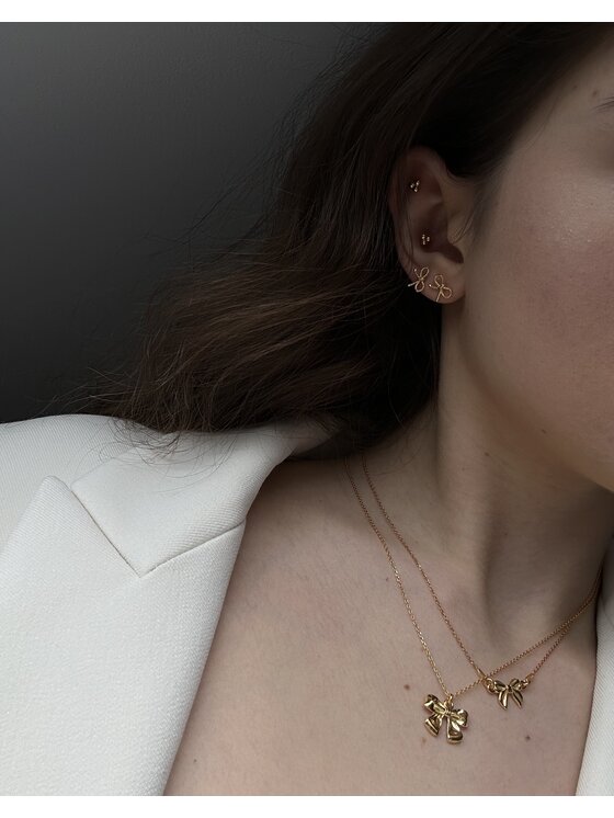 Sotho Naszyjnik N3880 Różowe złocenie | Modivo.pl