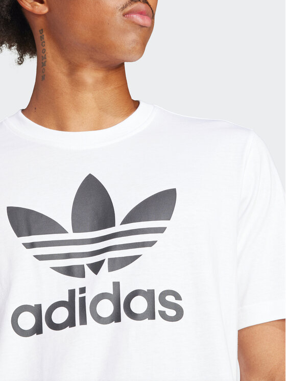 adidas T-Shirt adicolor Trefoil IV5353 Biały Regular Fit | Modivo.pl