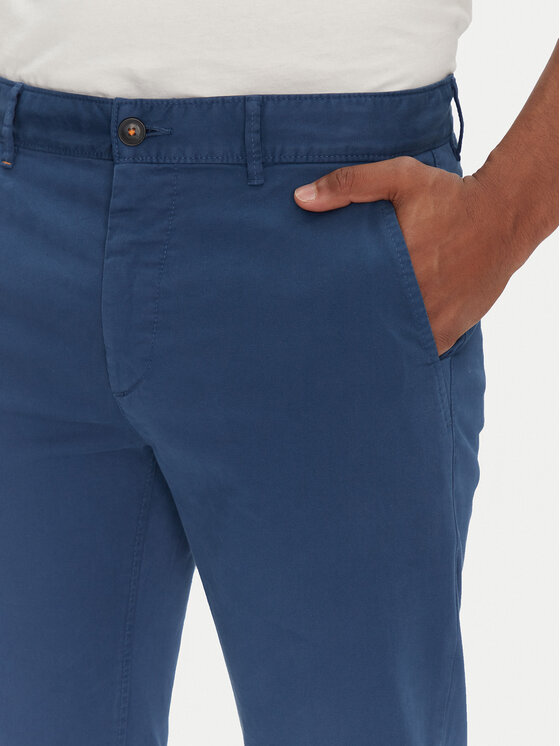 BOSS Chino kalhoty 50510933 Modrá Slim Fit | Modivo.cz
