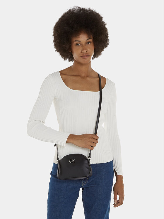 Calvin Klein Torebka Ck Daily Small Dome Pebble K60K611761 Czarny ...