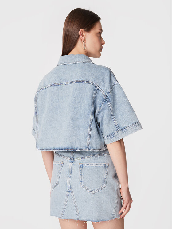Sisley Jeansjacke 5XAVLQ03D Himmelblau Regular Fit | Modivo.de