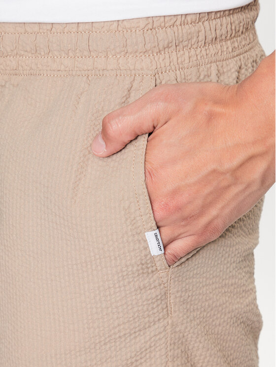 Jack&Jones Stoffshorts Jeff 12234697 Beige Loose Fit | Modivo.de