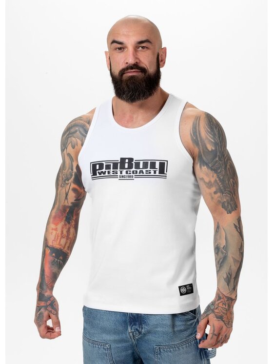 PITBULL Tank top Tank Biały Regular Fit | Modivo.pl