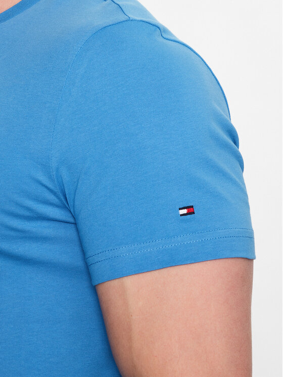 Tommy Hilfiger T Shirt Logo Mw0mw11797 Modrá Slim Fit Modivo Cz