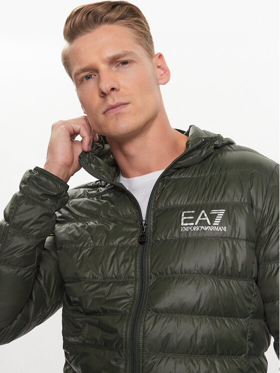 EA7 Emporio Armani Пуховик 8NPB02 PN29Z 1845 Зелений Regular Fit | Modivo.ua