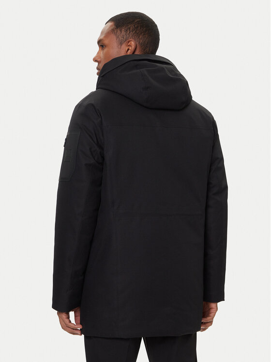 BOSS Parka Hexatech 50544563 Czarny Regular Fit | Modivo.pl
