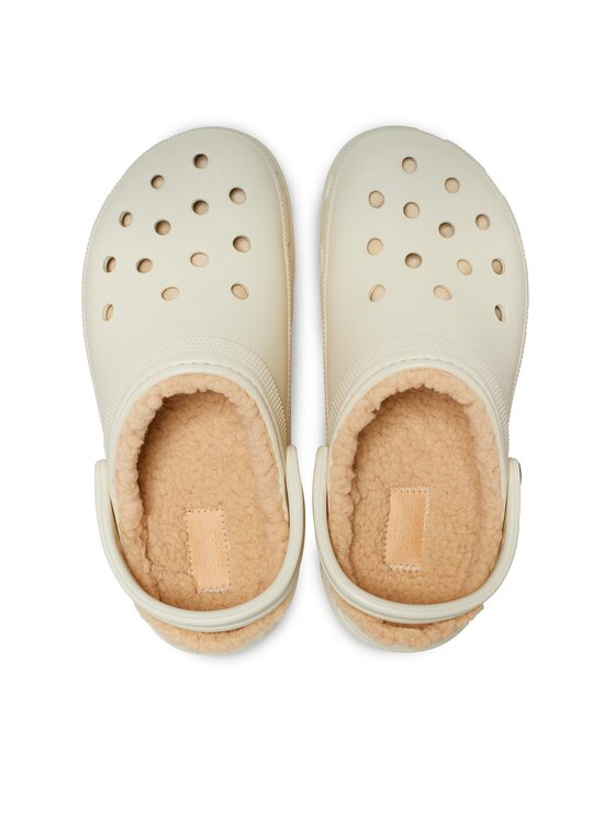Crocs Παντόφλες Crocs Classic Platform Lined Clog W 207938 Μπεζ | Modivo.gr
