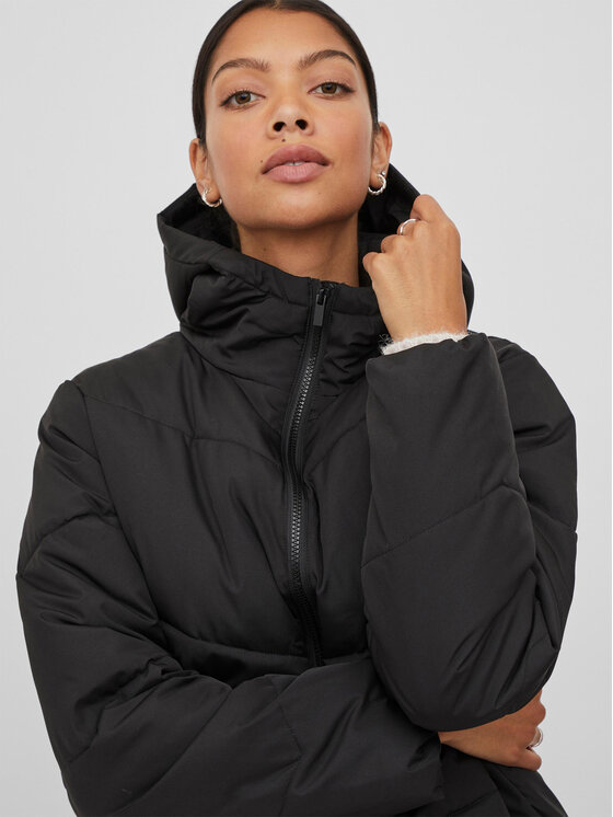 Vila Daunenjacke Nilly 14075111 Schwarz Relaxed Fit | Modivo.de