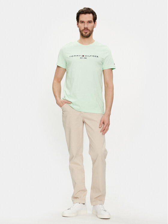 Tommy Hilfiger Jeans Denton MW0MW33908 Beige Straight Leg Modivo