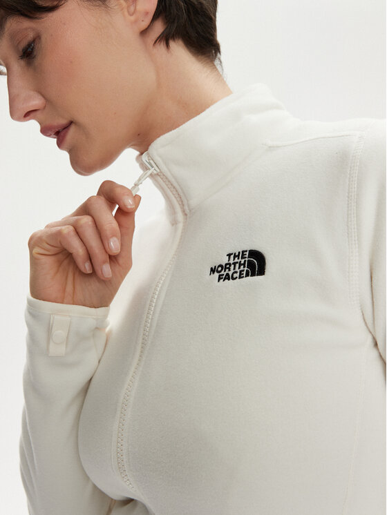 The North Face Fleecová mikina Glacier NF0A855O Écru Regular Fit | Modivo.cz