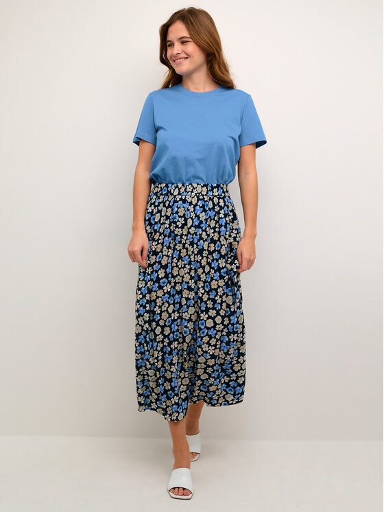 Kaffe T-Shirt Marin 10506137 Modrá Regular Fit | Modivo.cz