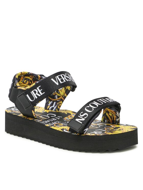 Versace Jeans Couture Sandalen 74VA3SX4 ZS196 Schwarz | Modivo.de