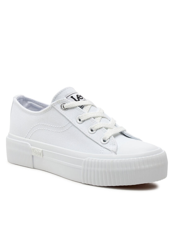 Lee Plátěnky Isla C Women Low 50241017.1FG Bílá | Modivo.cz
