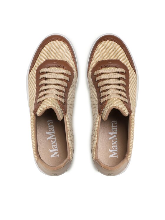 Max Mara Sneakersy Taba 23476101316 Beżowy | Modivo.pl