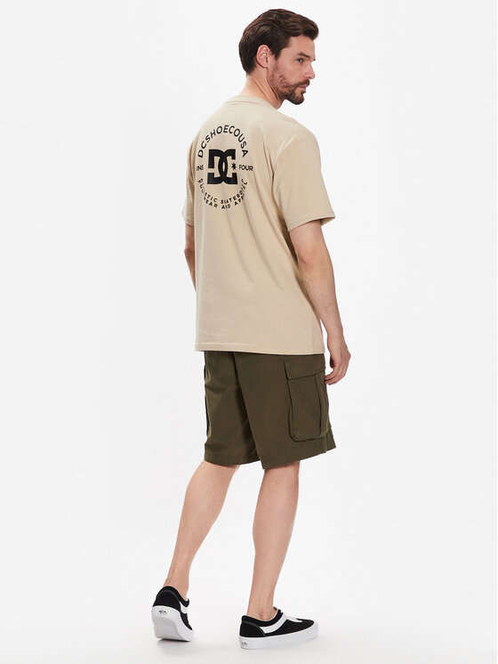 DC Shoes Tricou Star Pilot ADYZT04991 Bej Relaxed Fit | Modivo.ro