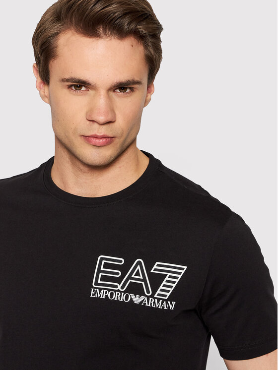 EA7 Emporio Armani T-Shirt 3LPT28 PJ02Z 1200 Schwarz Regular Fit | Modivo.at