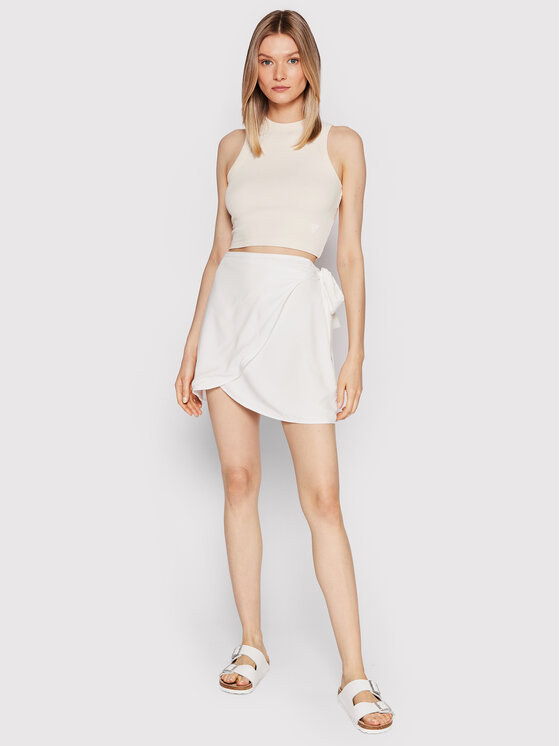 Malai Mini sukně Nyomi C76002 Bílá Regular Fit | Modivo.cz