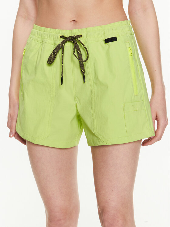 Wrangler Medžiaginiai šortai WB2F56G59 112333429 Žalia Regular Fit ...