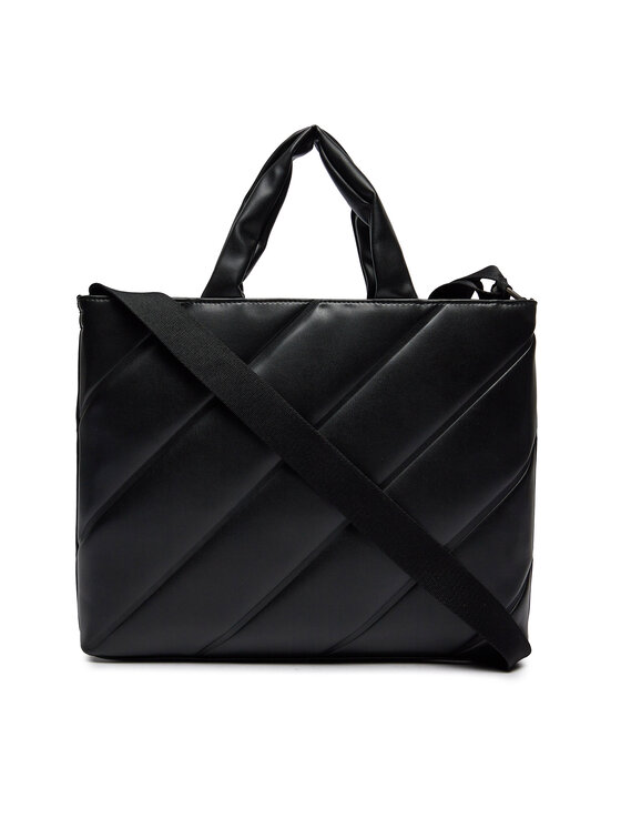 Calvin Klein Jeans Soma Quilted Mini Slim Tote26 K60K611959 Melns ...