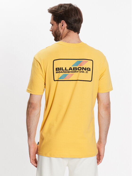 Billabong Тишърт Walled ABYZT01700 Жълт Regular Fit | Modivo.bg