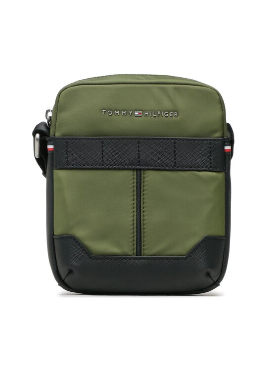 Tommy Hilfiger Somiņa Th Elevated Nylon Mini Reporter AM0AM10944 Zaļš ...