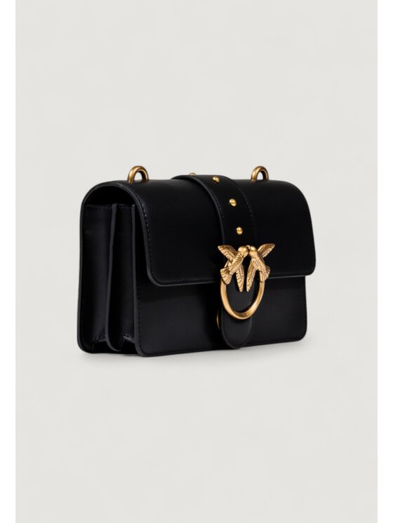 PINKO Torba LOVE ONE MINI ST. CL VITELLO SETA Czarny | Modivo.pl
