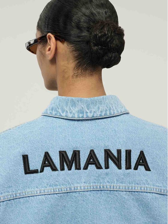 La Mania Koszula jeansowa DEMI 2 Niebieski Classic Fit | Modivo.pl