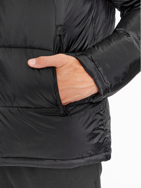 Champion Geacă din puf Hooded Jacket 219190 Negru Regular Fit | Modivo.ro