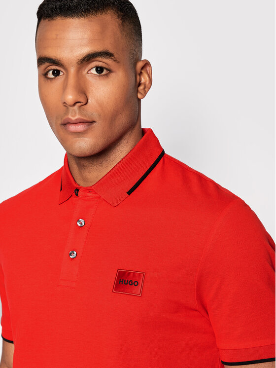 Hugo Polo Deresino 50467384 Crvena Slim Fit | Modivo.hr