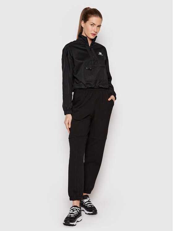 New Balance Geacă fără fermoar WJ21501 Negru Oversize | Modivo.ro