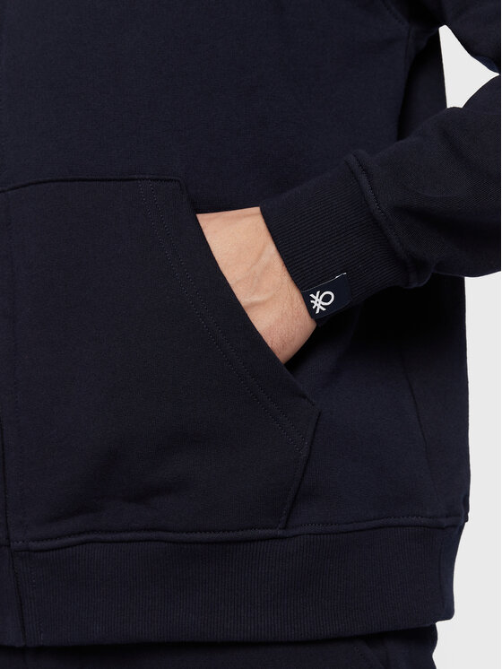 United Colors Of Benetton Bluză 3J68U5001 Bleumarin Regular Fit | Modivo.ro