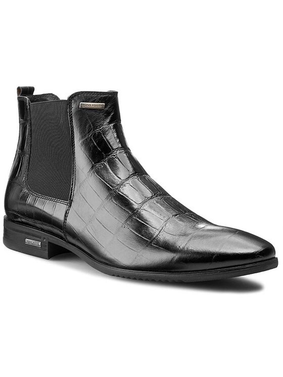 Gino Rossi Sztyblety Igor MSV370-E84-VC00-9900-F Czarny | Modivo.pl