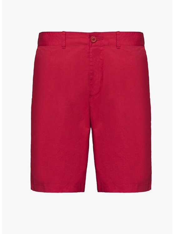 Pako Lorente Szorty materiałowe PPLM9-WS-087-W Czerwony Classic Fit ...