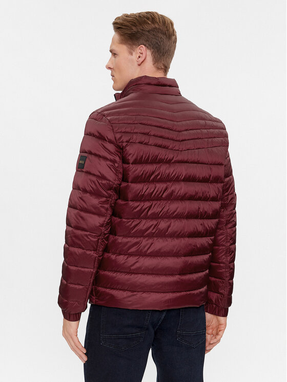 BOSS Kurtka przejściowa Oden1 50505262 Bordowy Slim Fit | Modivo.pl