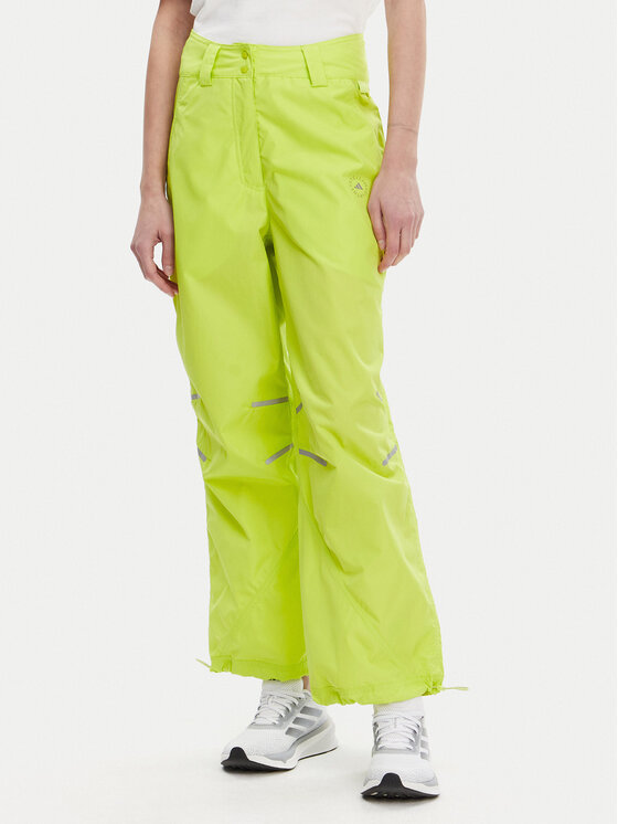 adidas by Stella McCartney Teplákové kalhoty Woven JG5783 Zelená Loose Fit | Modivo.cz