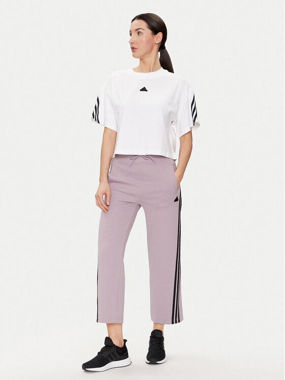 adidas Spodnji del trenirke Future Icons 3-Stripes IS3661 Vijolična ...