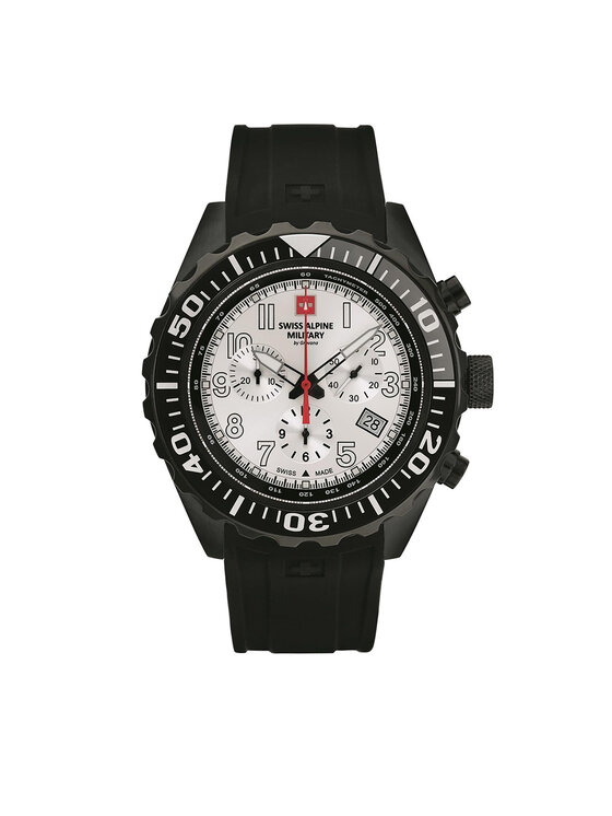 Swiss Alpine Military Zegarek 7076.9872 Czarny | Modivo.pl