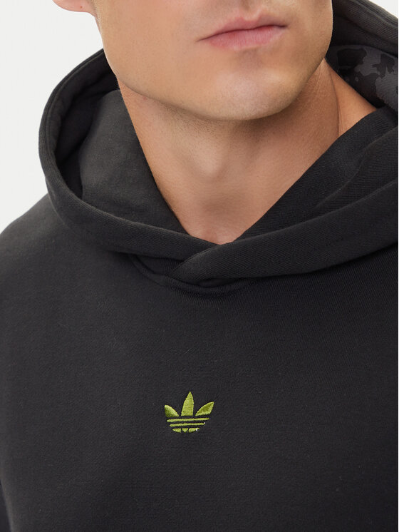 adidas Mikina Distressed Graphic JY2730 Černá Loose Fit | Modivo.cz