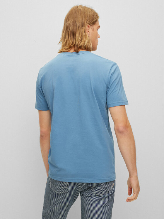 Boss T-Shirt Thinking 1 50481923 Blau Regular Fit | Modivo.de