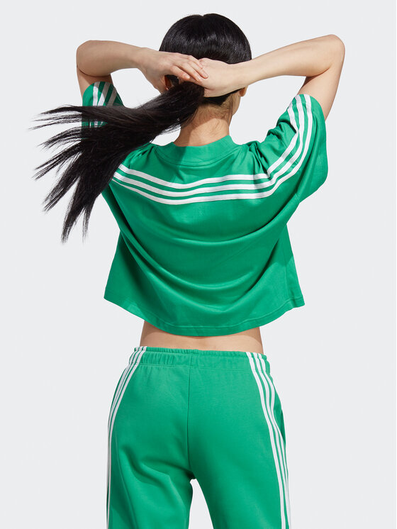 adidas Póló Future Icons 3-Stripes T-Shirt IB8522 Zöld Loose Fit ...
